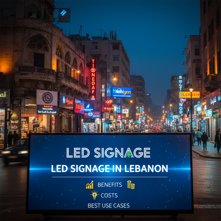 LED Signage in Lebanon: Benefits, Costs, and Best Use Cases - Led & Signs